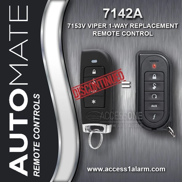 NEW VIPER 7153V 1-Way Remote Control For Discontinued 7142A FCC ID ...