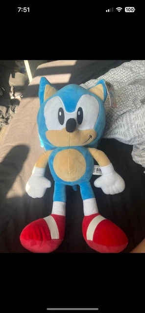 SONIC THE HEDGEHOG 12" Official Sega Sonic Soft Plush Toy Teddy Brand ...