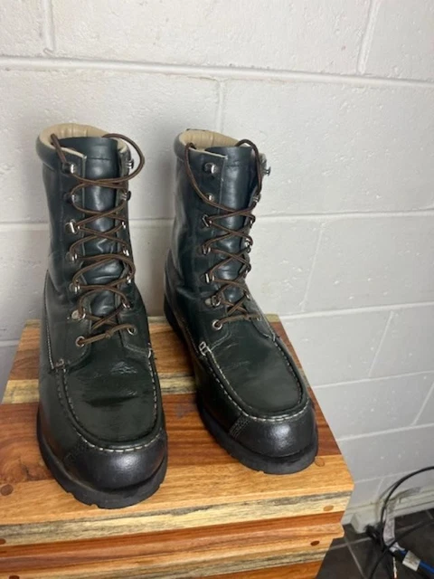 VINTAGE CABELA’S MOC Toe Hunting Boots Size 11 D Green Thinsulate ...