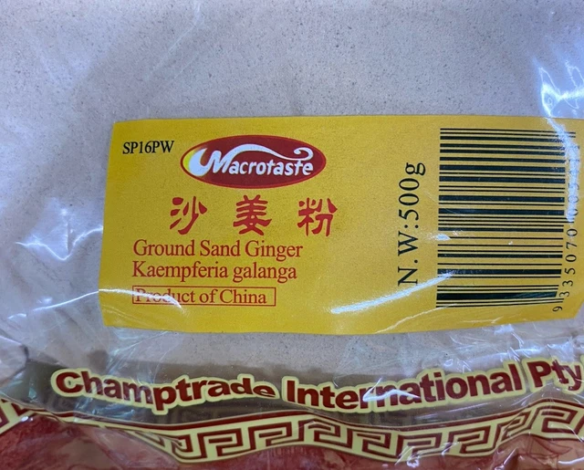 GROUND SAND GINGER Powder 500g, Premium Grade Quality. Free Postage ...