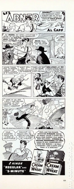 LIL ABNER CRÈME De Blé Publicité Fumer #0 VF 8.0 Image De Stock EUR 2 ...