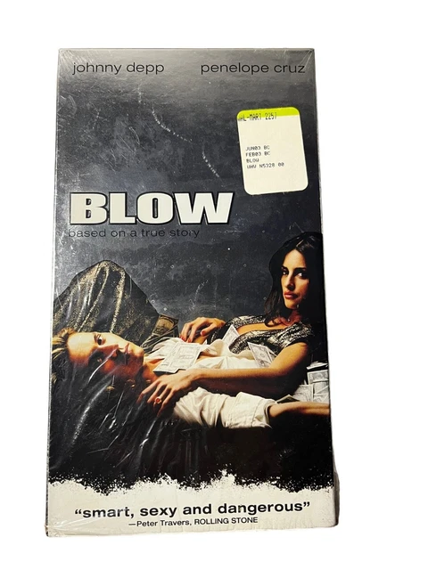 NEW LINE CINEMA Blow VHS Cassette Tape Johnny Depp 90s Y2K 2001 Era £12 ...