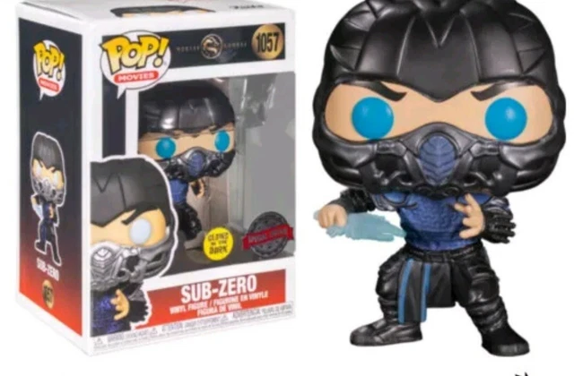 FUNKO POP SUB-ZERO #1057 (Rare Gitd)Special Edition From Mortal Kombat ...
