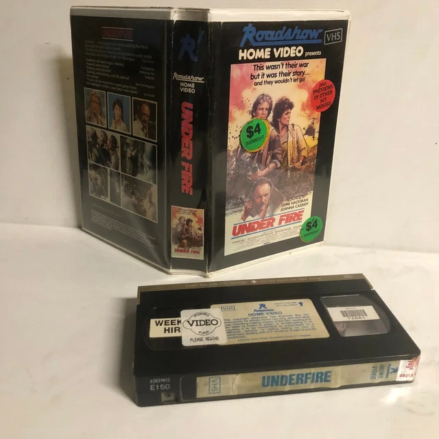 UNDER FIRE RARE Ex Rental Roadshow VHS VIDEO Cult ACTION $30.00 ...