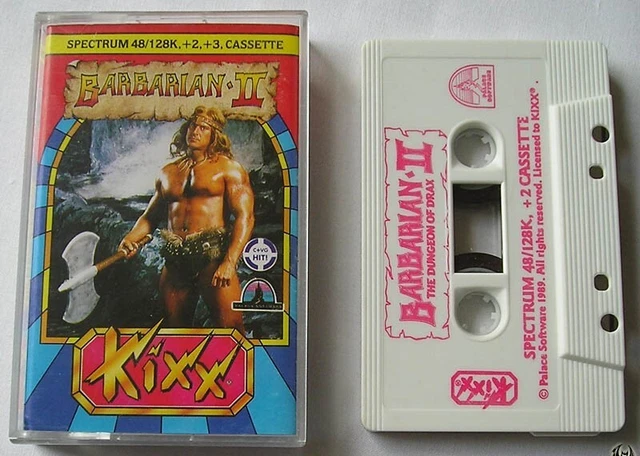 SINCLAIR ZX SPECTRUM 48K Game - BARBARIAN 2 - Kixx - Tested & Working ...