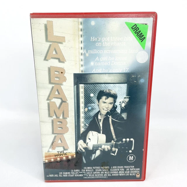 LA BAMBA VHS RCA Columbia Pictures Hoyts Big Box Ex-Rental Video Tape ...