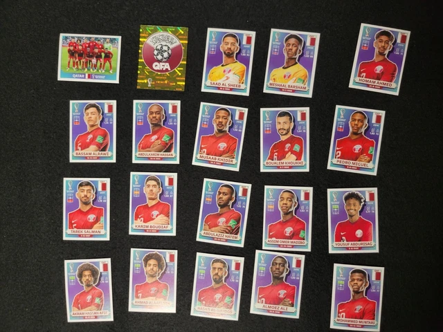QATAR - PANINI FIFA World Cup Qatar 2022 Stickers - COMPLETE SET EUR 13 ...