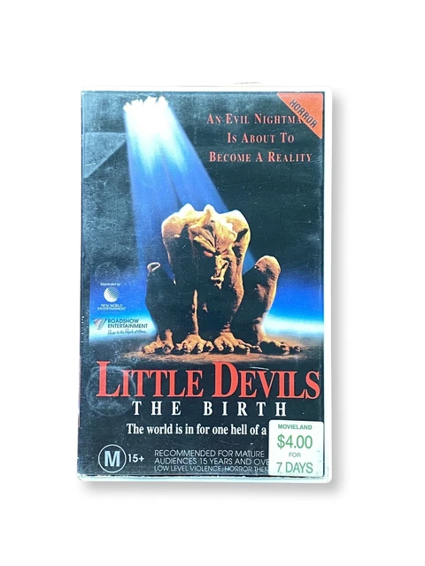 VHS VIDEO - LITTLE DEVILS THE BIRTH (1993) - Marc Price - Ex Rental ...