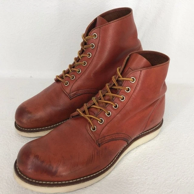 RED WING 8166 Irish Setter Plain Toe Boots US9D 27cm Red Brown £174.16 ...