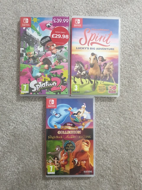 NINTENDO SWITCH GAMES Disney Classic Collection Splatoon 2 Spirit Lucky ...