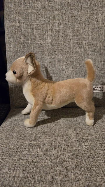 REALISTIC LIFELIKE HANSA Standing Chihuahua Dog Plush £31.90 - PicClick UK