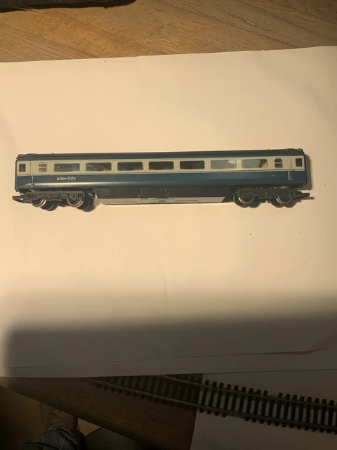 GRAHAM FARISH INTERCITY Mk3 Coach Blue Grey Livery OO Gauge Vintage £12 ...