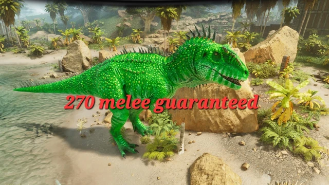 ARK SURVIVAL ASCENDED Carcha ( CLONE ) 270 MELEE GUARANTEED PC, XBOX ...