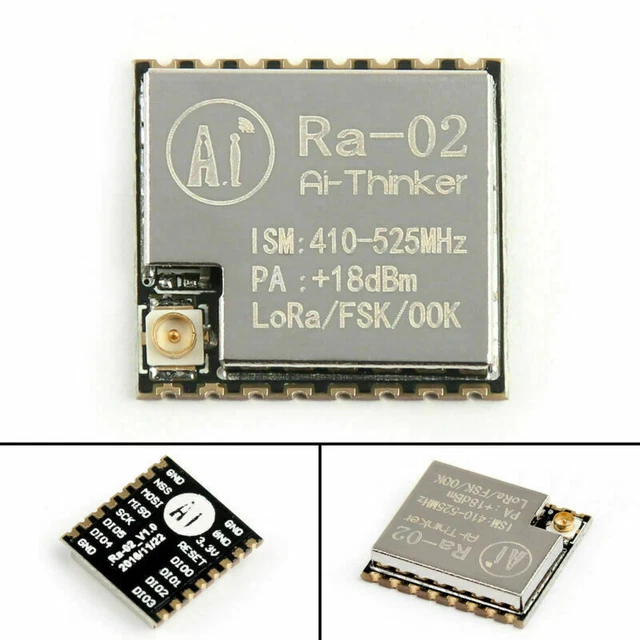 1X RA-02 SX1278 Lora Spread Spectrum Wireless Module 433MHz Wireless ...