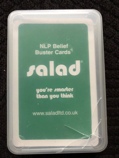 NLP COACHING CARDS - NLP Belief Buster Cards - *Salad* £14.50 - PicClick UK