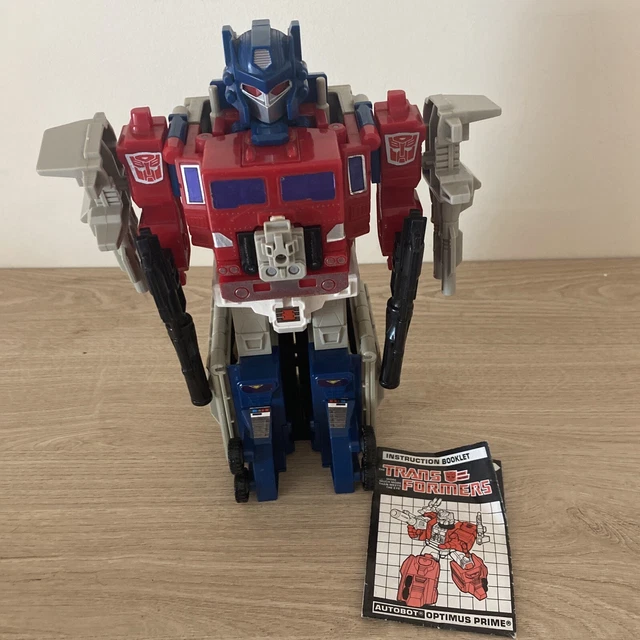 VINTAGE HASBRO TRANSFORMERS G1 Powermaster Optimus Prime Complete w/Hi ...