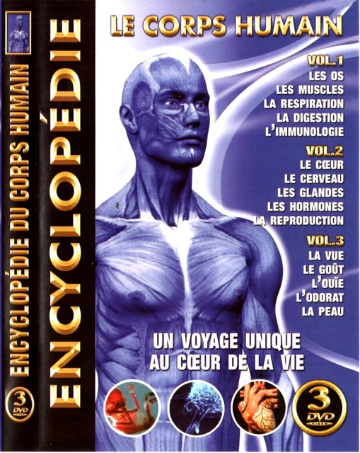 ENCYCLOPEDIE LE CORPS HUMAIN - Un voyage unique au cœur de la vie (3DVD ...