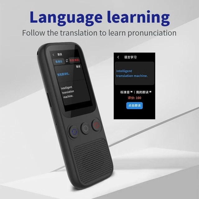 LANGUAGE TRANSLATOR DEVICE Voice Translator Offline Support 138 ...