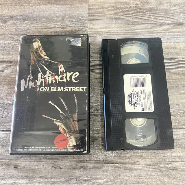 A NIGHTMARE ON Elm Street 4: The Dream Master VHS Horror Clamshell ...