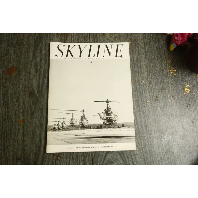 SKYLINE MAGAZINE NORTH American Aviation Vintage Magazine 1964 Volume ...