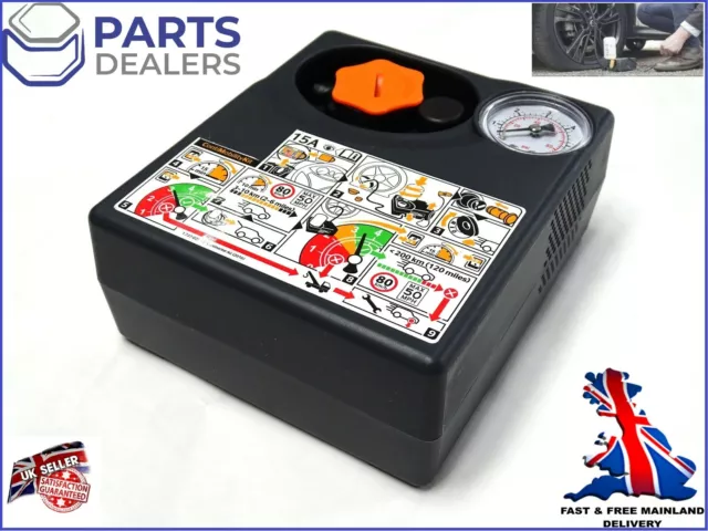 GENUINE CONTINENTAL FORD Tyre Puncture Repair Kit Pump Inflator Sealant ...