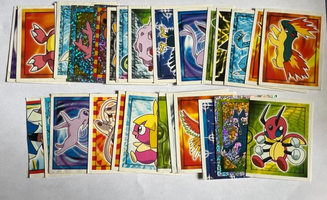 LOT DE 30 Stickers Pokemon Merlin Serie 4 De 2001 Topps Occasion Rare ...