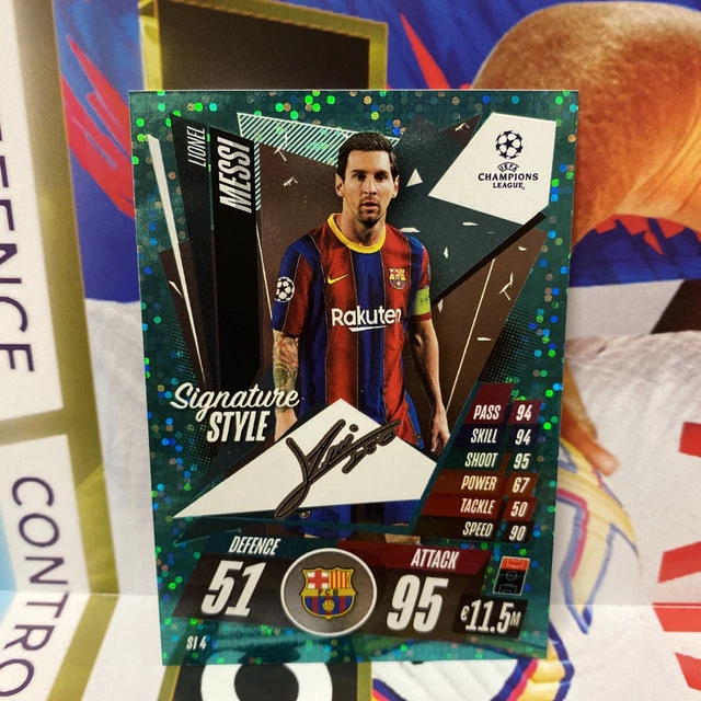 MATCH ATTAX EXTRA 2020/21 Lionel Messi Signature Style Si4 £12.99 ...