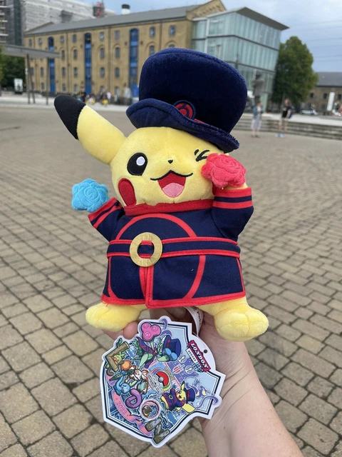 POKEMON LONDON PIKACHU World Championship Ltd Edition Beefeater Plush ...