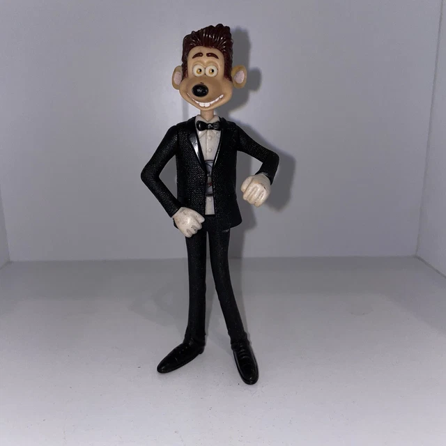 FLUSHED AWAY RODDY Rat Figure Compass Toy Figure 5" Aardman 2006 ...