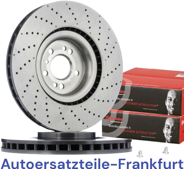 2X BREMBO BREMSSCHEIBEN VORNE MERCEDES-BENZ GL- ML GLE GLS KLASSE X166 W166 C292 EUR 214,90 ...