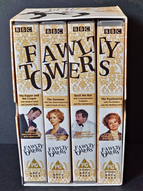 FAWLTY TOWERS THE Complete VHS Collection 4 Video Set BBC Series Comedy ...