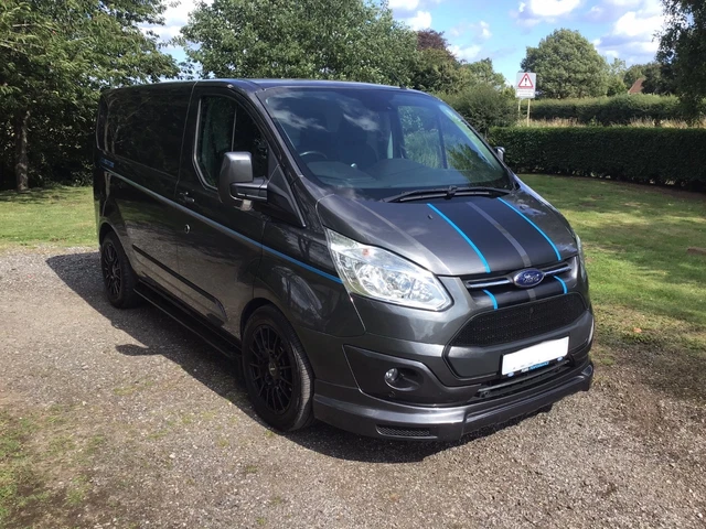 FORD TRANSIT CUSTOM limited Magnetic Grey No Vat £13,000.00 - PicClick UK