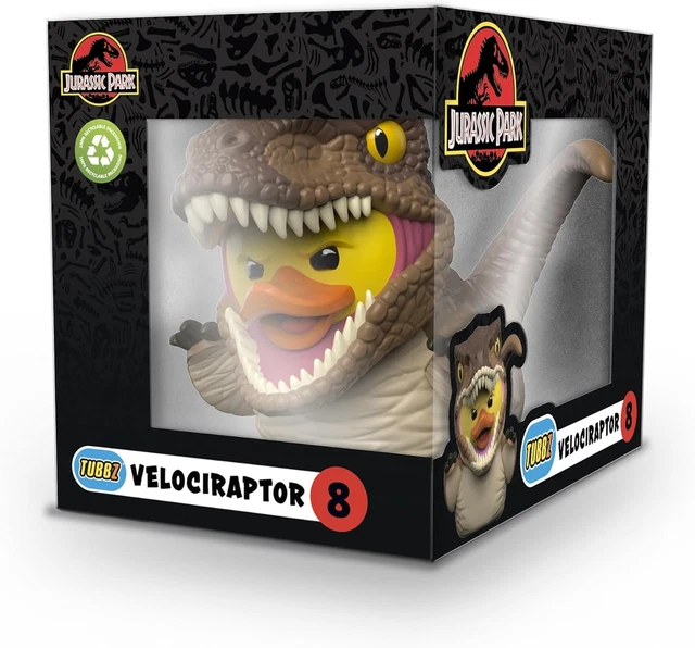 TUBBZ CAJA EDICIÓN: Jurassic Park - Velociraptor Figura Coleccionable ...
