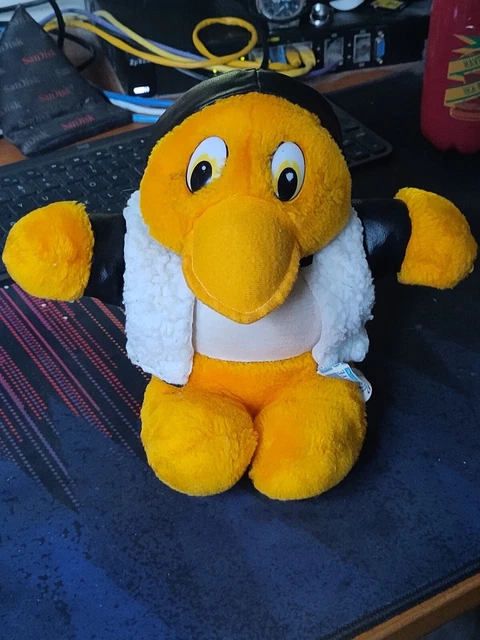 RARE VINTAGE GROVE International 8" Captain Duck Pilot Plush soft toy £ ...