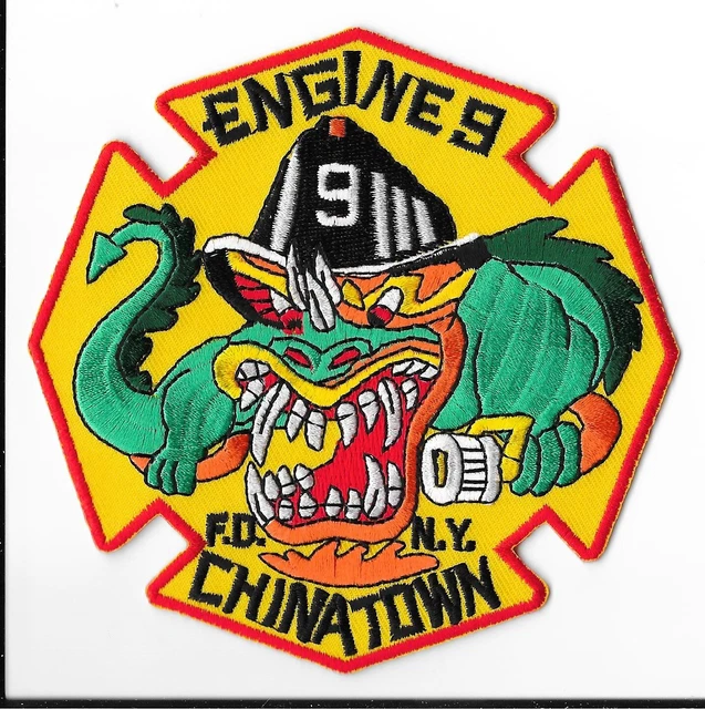 NEW YORK FIRE Department (FDNY) Engine 9 Chinatown Patch V2 £7.83 ...
