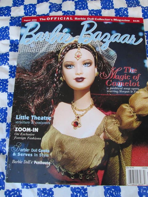 BARBIE BAZAAR MAGAZINE Barbie Doll Collector's Magazine August 2000 ...