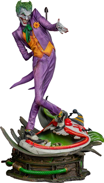 DC COMICS BATMAN Rogue The Joker premium format figure Sideshow statue ...