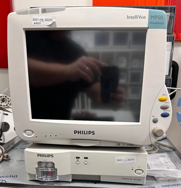 PHILIPS INTELLIVUE MP50 mit einsteck IntelliVue X2 Monitor ...
