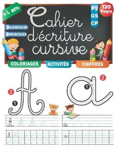 CAHIER D'ECRITURE CURSIVE Cahier d'Ecriture Cursive (Poche) EUR 13,33 ...