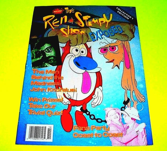 VTG RARE 1992 The REN & STIMPY Show Cartoon Exposed Magazine Book #1 ...