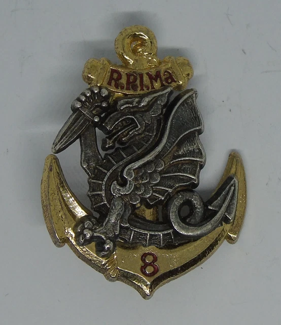 FRENCH ARMY 8TH Marine Infantry Parachute Regiment Pocket Badge 8 RPIMa ...
