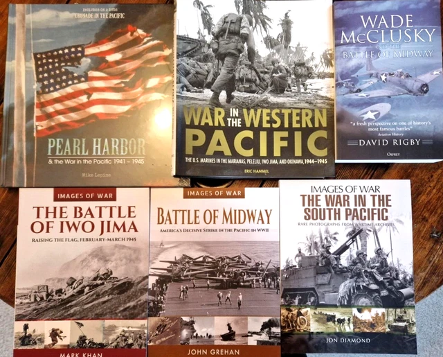 PACIFIC WAR MIDWAY Iwo Jima Pearl Harbor America's War Book set ...