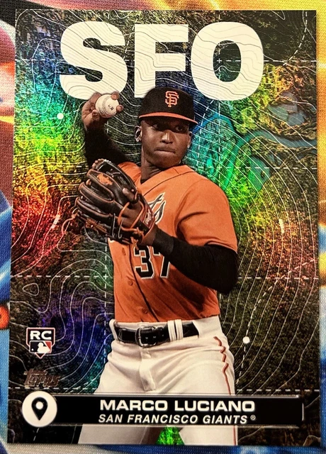 2024 MARCO LUCIANO Rookie City To City Topps Serie 2 SF Giants #CTC-20 ...