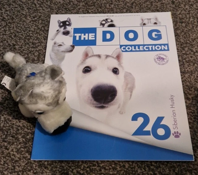 THE DOG COLLECTION No26 Siberian Husky Plush And Magazine £6.00 ...
