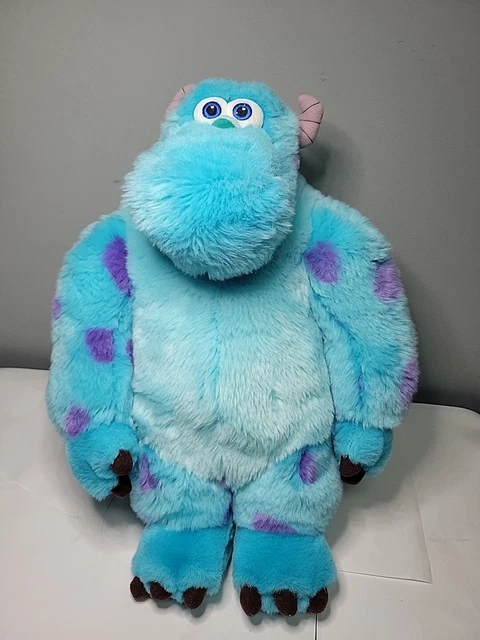DISNEY STORE PIXAR Monsters Inc. Sully Sullivan Blue Purple Plush £14. ...