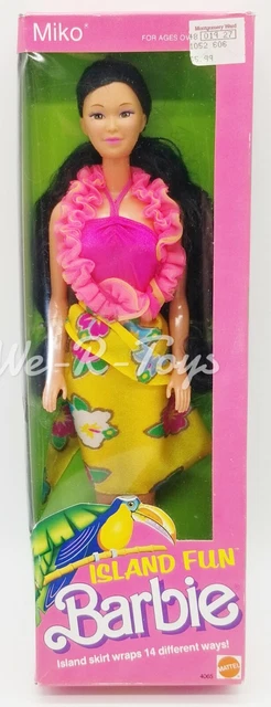 BARBIE ISLAND FUN Miko Doll 1987 Mattel No. 4065 NRFB £25.60 - PicClick UK