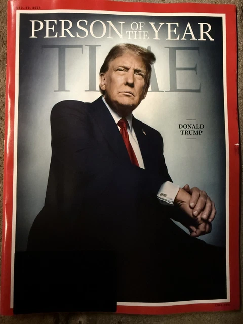 DONALD TRUMP TIME PERSON OF THE YEAR - Time Magazine December 2024 ...