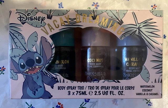 DISNEY LILO AND Stitch Body Mist Pack of 3 x 75ml Fragrance Primark ...