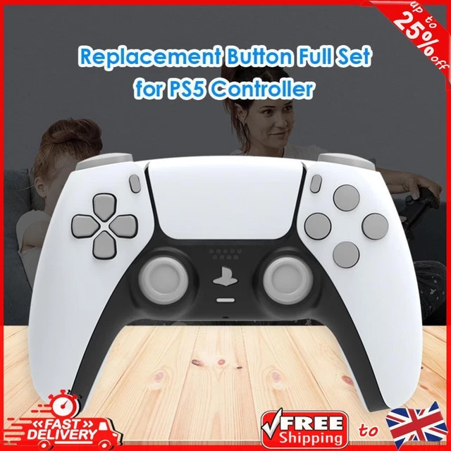 FOR REPLACEMENT Button Full Set for PS5 Controller Parts (White) £5.74 ...