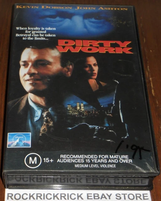 DIRTY WORK VHS Kevin Dobson, John Ashton (Fat Box Case) 1992 £12.59 ...
